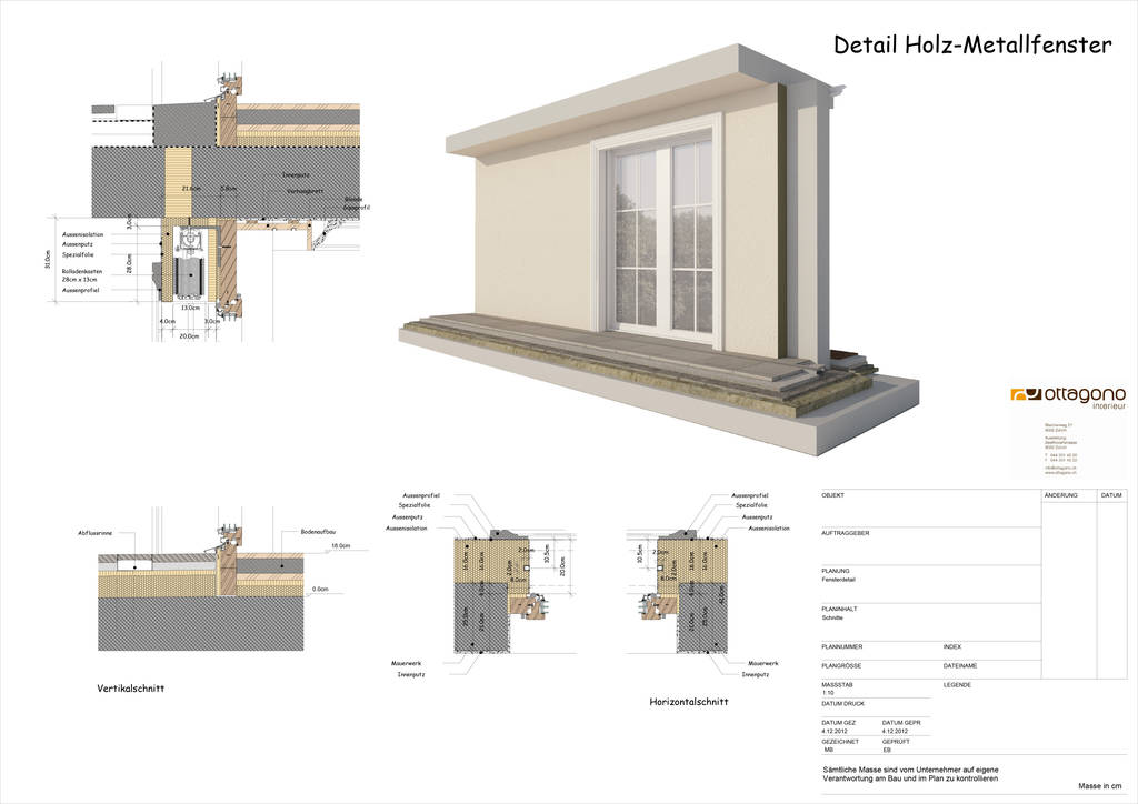 Schemazeichnung der fensterkonstruktion | homify