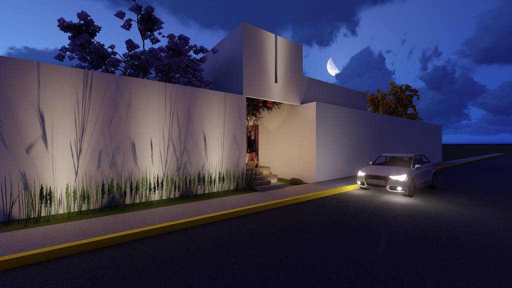 Fachada principal – noche | homify