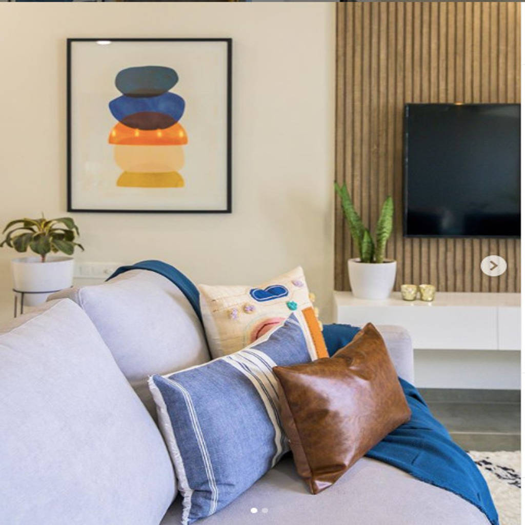 Tv unit—magvee wooden panels | homify