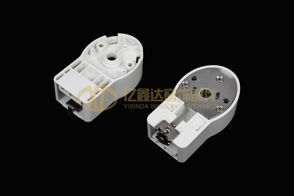 Motorized curtain track wheel box | homify