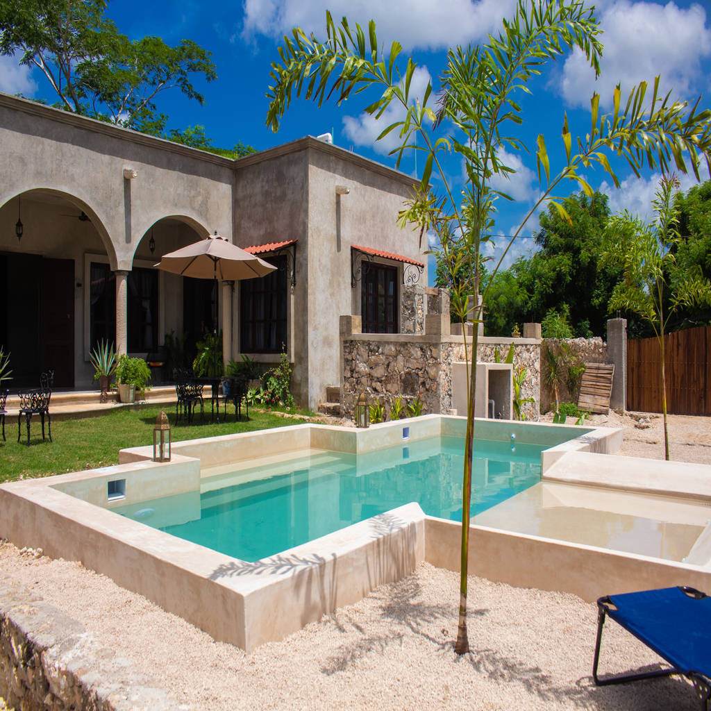 Piscina chukum peninsular albercas de jardín aglomerado turquesa | homify