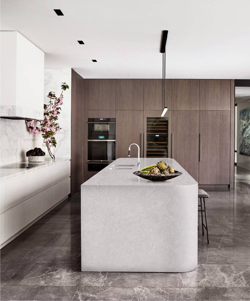 4643 - flannel grey , caesarstone | homify