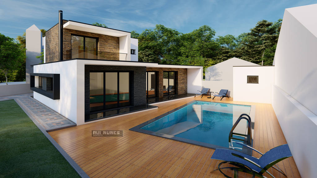 Habitação unifamiliar...antes ... e ... depois...., rui nunes ...