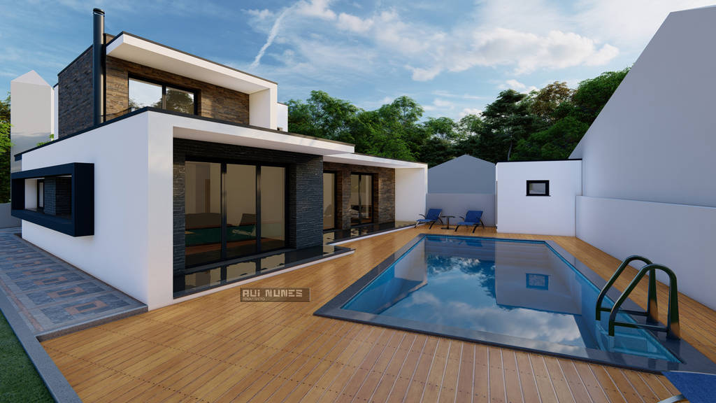 Habitação unifamiliar...antes ... e ... depois...., rui nunes ...