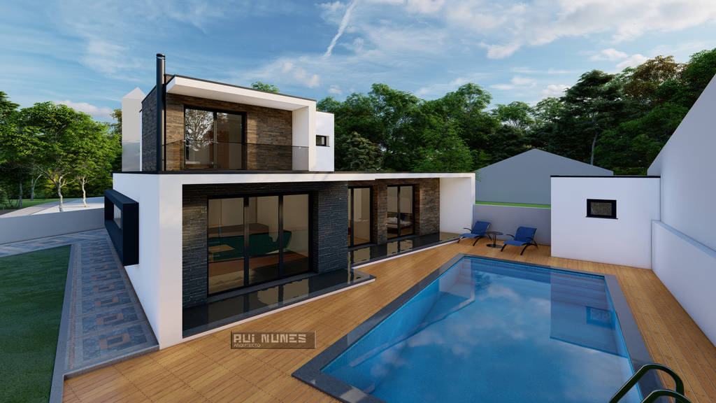 Habitação unifamiliar...antes ... e ... depois...., rui nunes ...