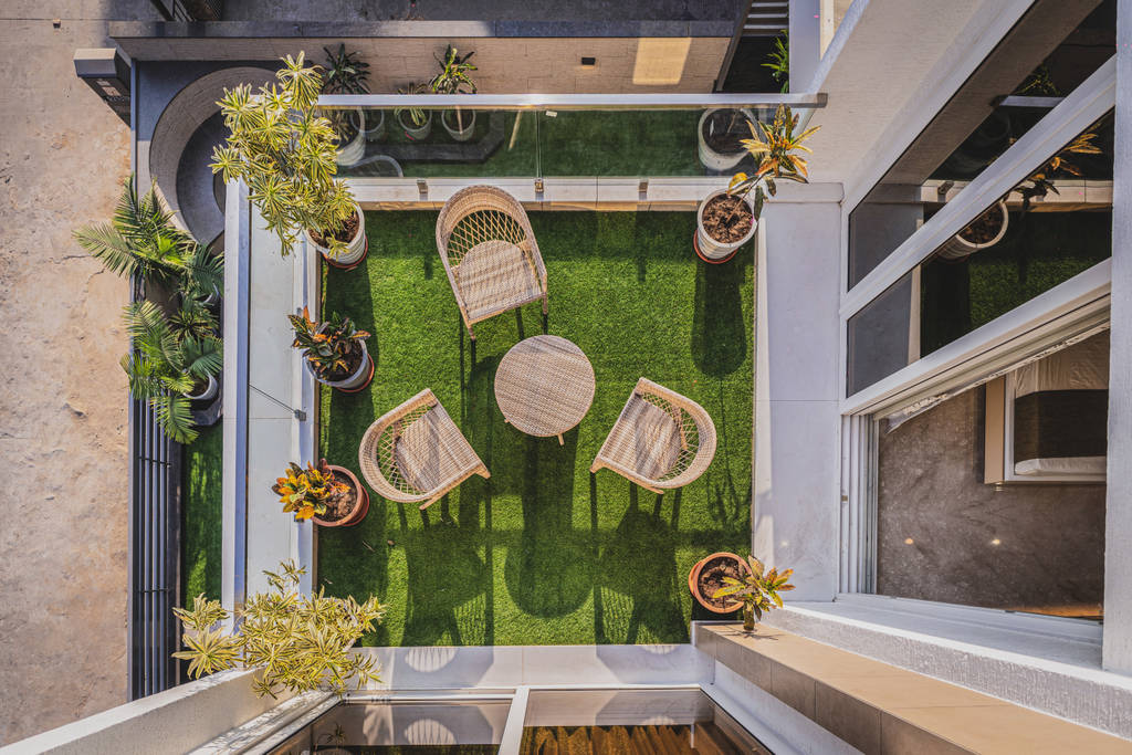 Stepped cube house | 2600 sq.ft. | designed by best architect in ahmedabad | ar. prashant parmar ...