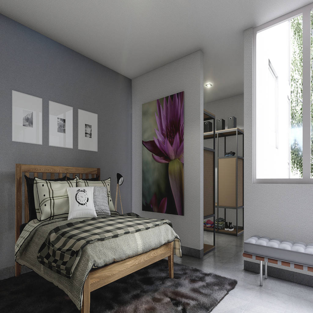 Recamara con vestidor y baño | homify