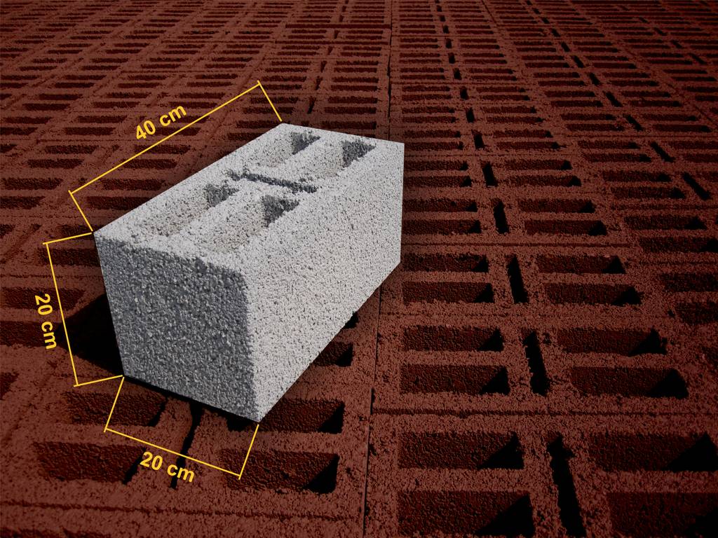Block hueco 20x20x40 cm | homify