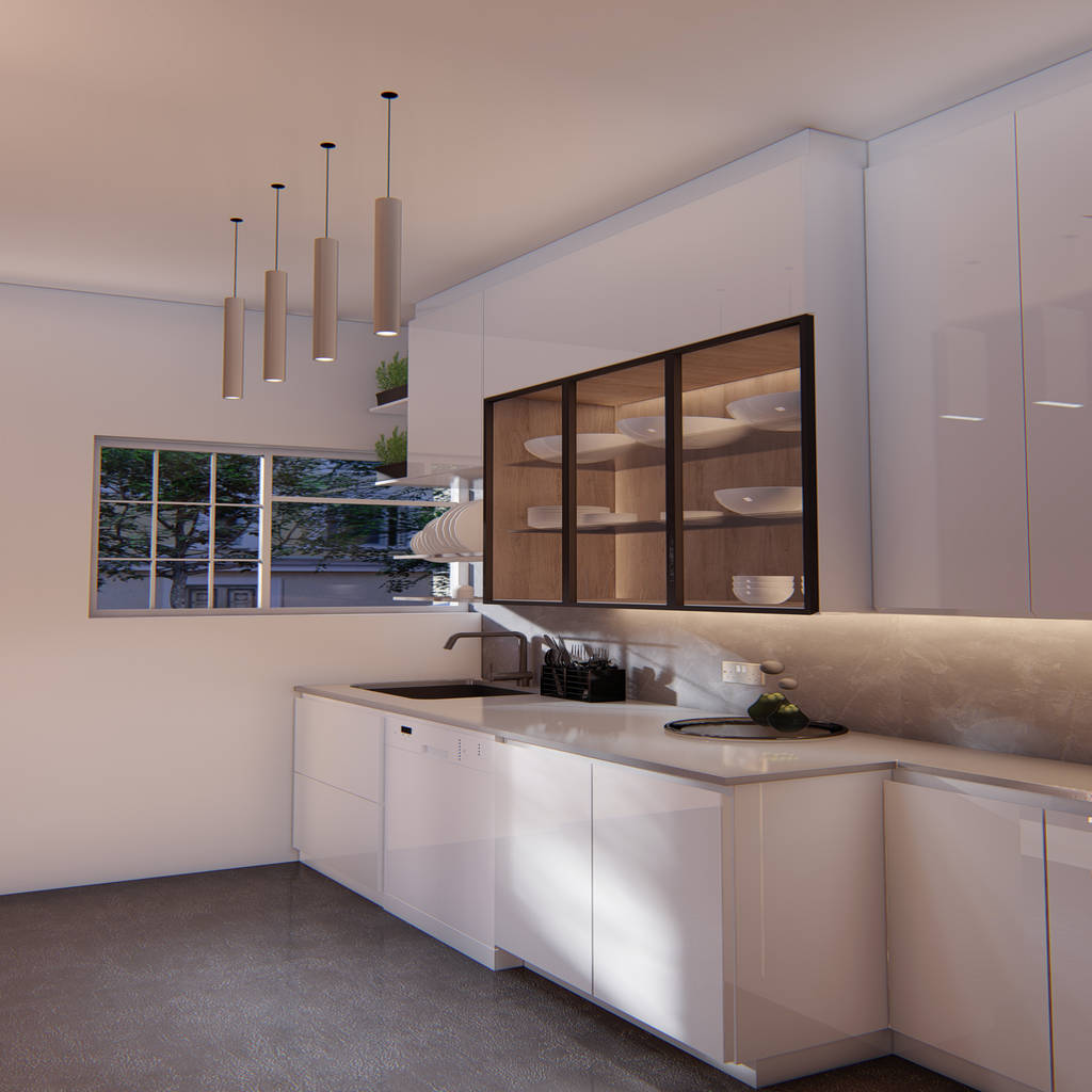 Elegant kitchen design project , dt designs | homify