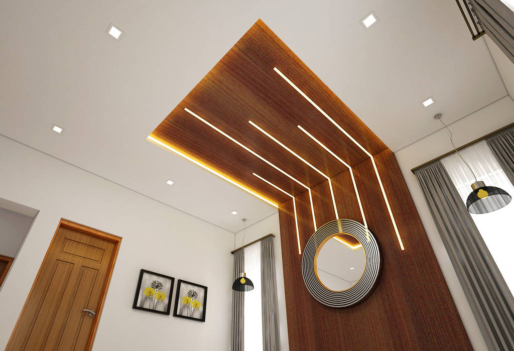 Modern wooden ceiling designs in thrissur, ceilings – the false ceiling ...