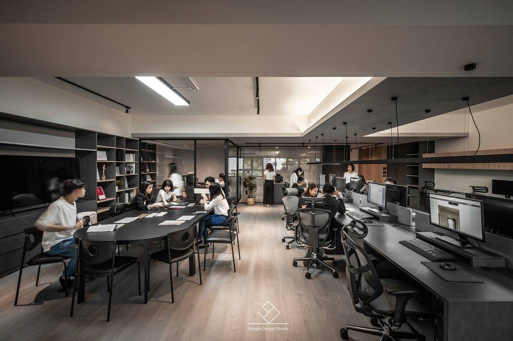 極簡辦公空間 simple design working space, 極簡室內設計 simple design studio | homify