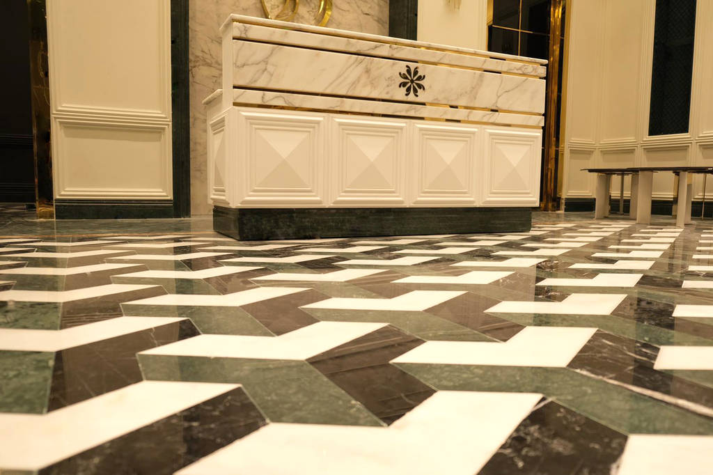 Doha qatar project, p white granite | homify