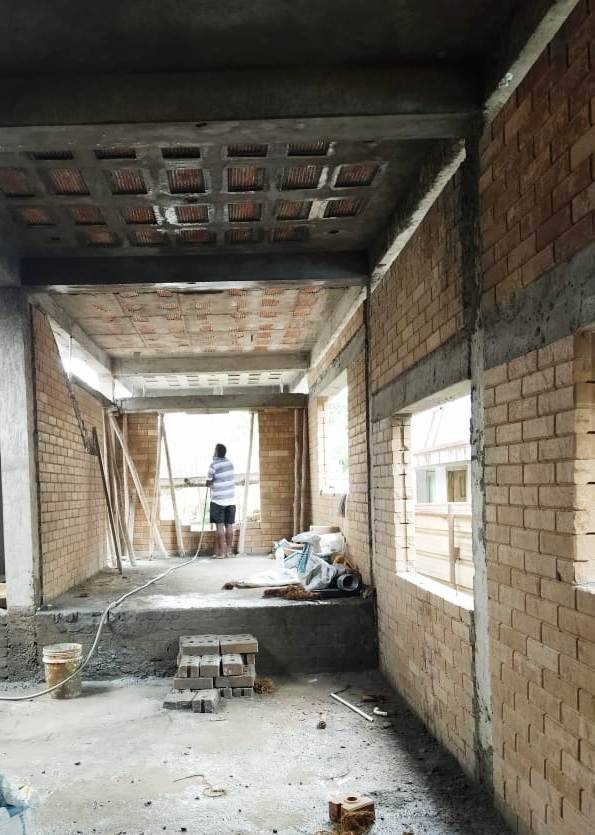 Ceiling plastering in filler slab works , psg and associates - build ...