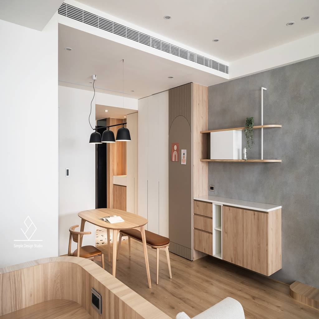 環・抱《高峰匯》, 極簡室內設計 simple design studio | homify