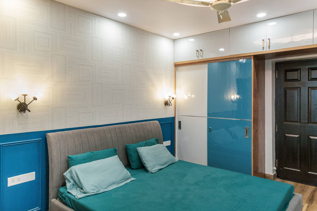 Bedroom, bedroom interior, designer wardrobe, sliding wardrobes, false ...