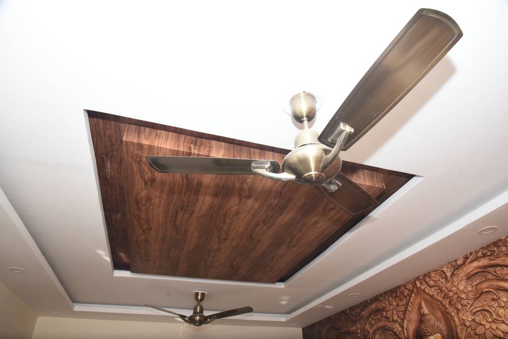 Actual pop false ceiling design for living room at khurram nagar site | homify