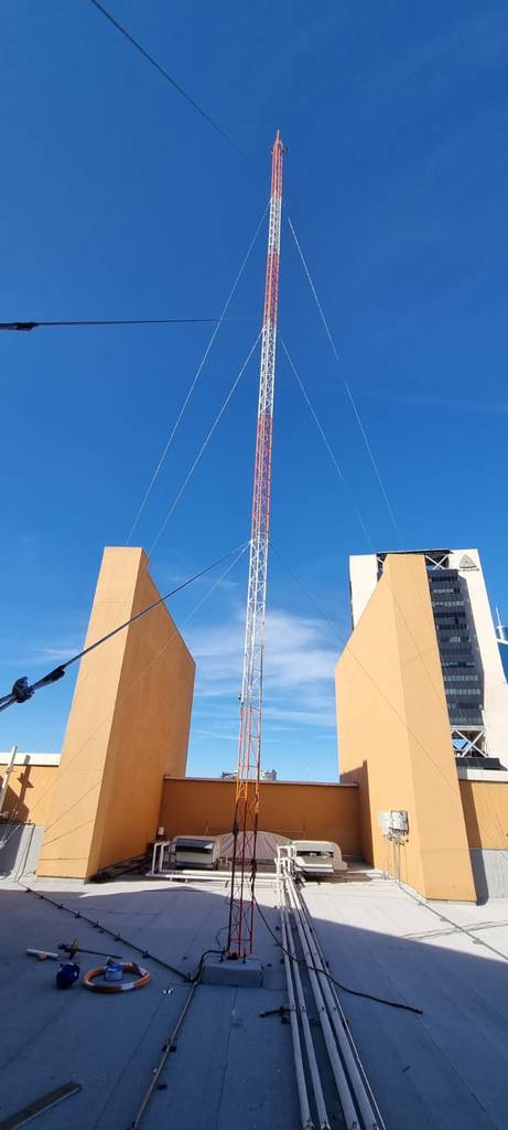 Sistema de pararrayos y torre arriostrada tz30 | homify