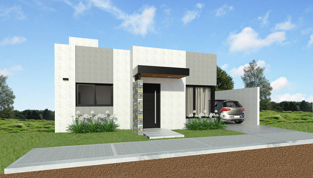 Proyecto vivienda unifamiliar 65m2 | homify