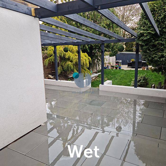 Kandla grey honed sandstone paving slabs & patio pack | homify