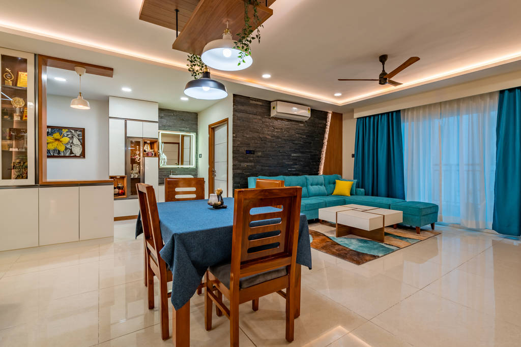 Aparna sarovar zenith—3bhk modern contemporary flat | homify