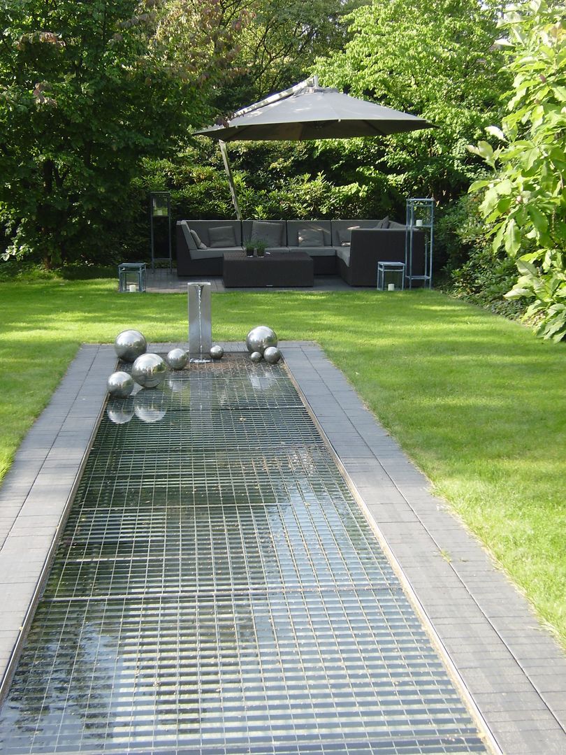 10 diseños de fuentes para jardines modernos | homify