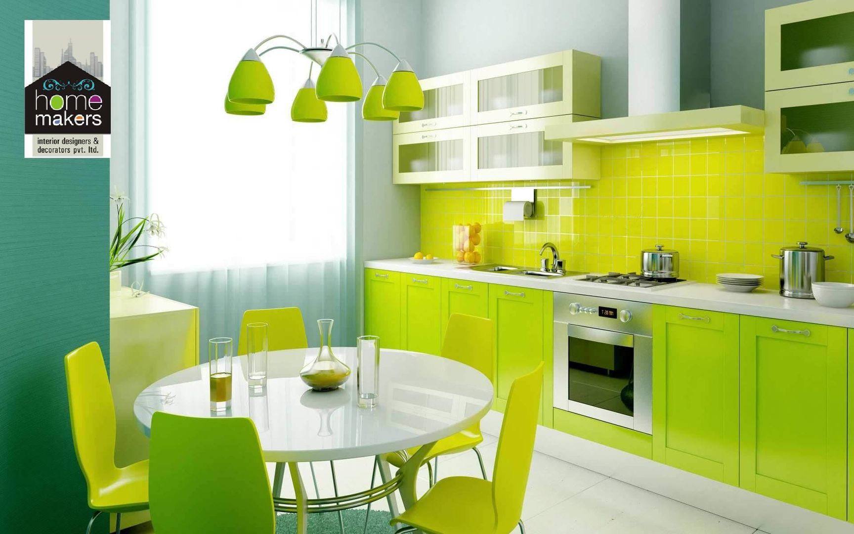 9 colourful modern kitchens for Indian homes | homify