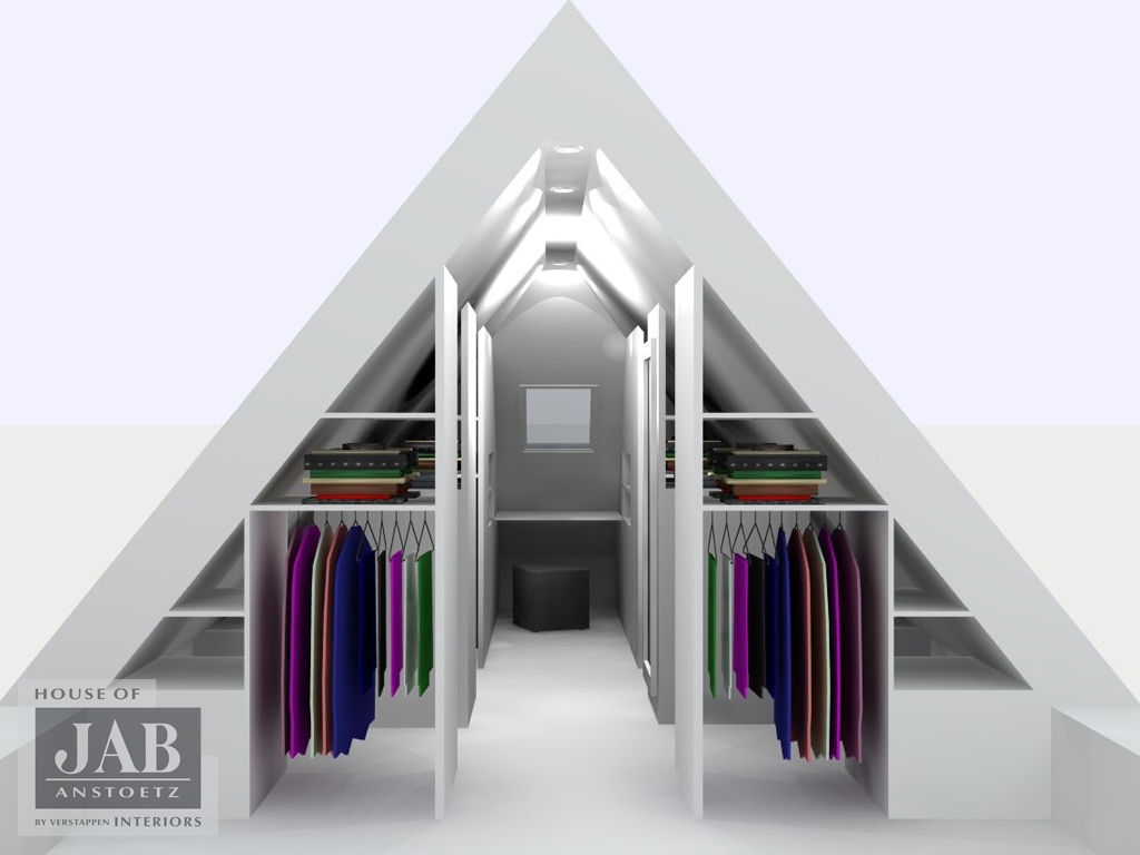 Weinig ruimte? Zo past er toch een kleine inloopkast in je slaapkamer ...