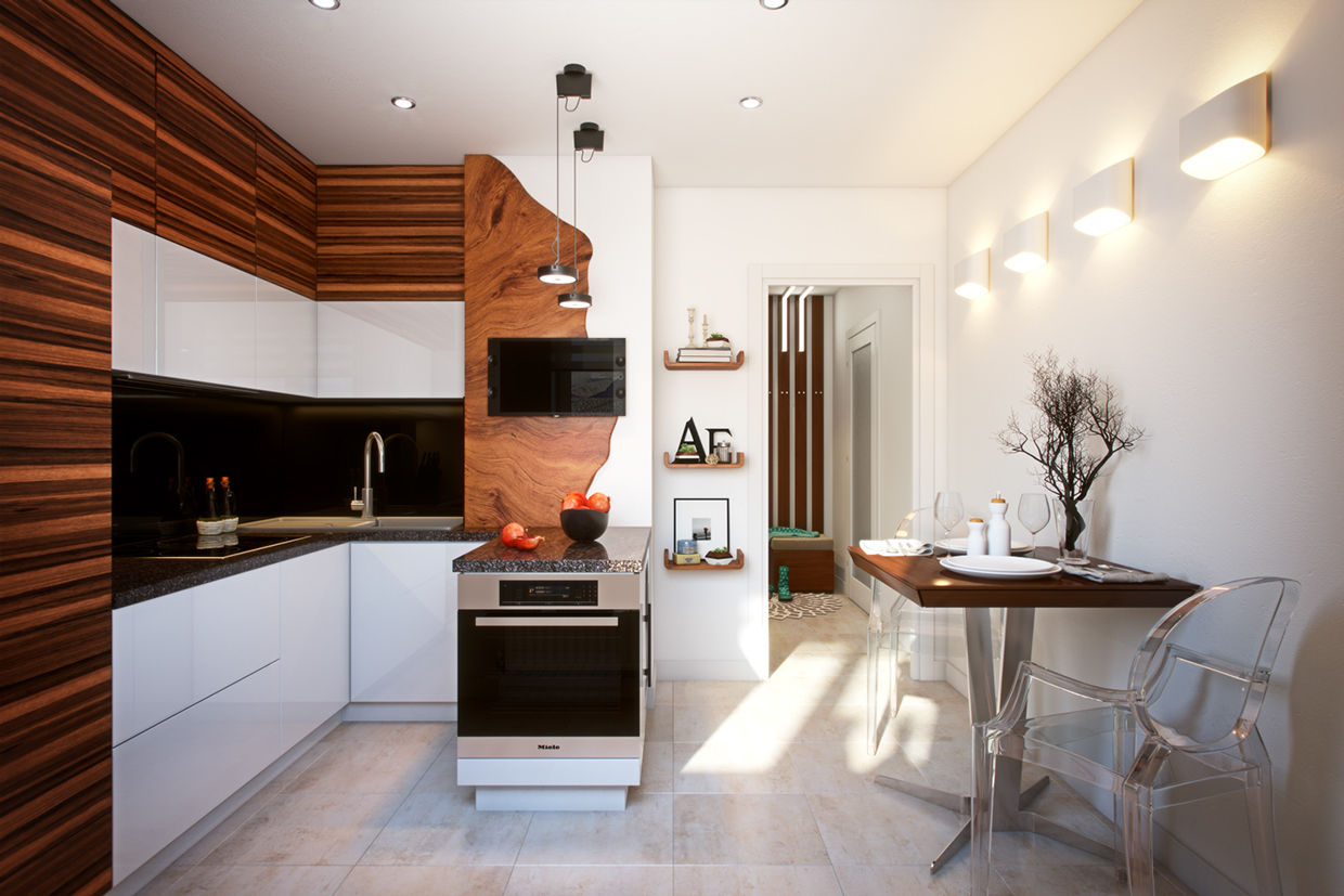 15 небольших, но очень модных кухонь | homify