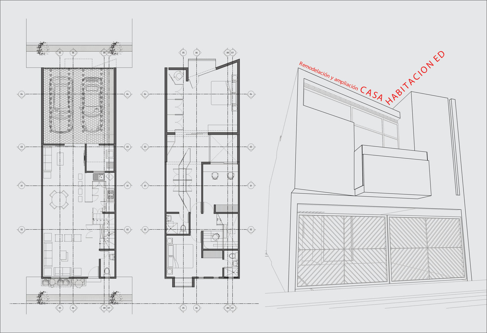 Planos Planta Y Alzados Proyectos Arquitectura Planos Arquitectura