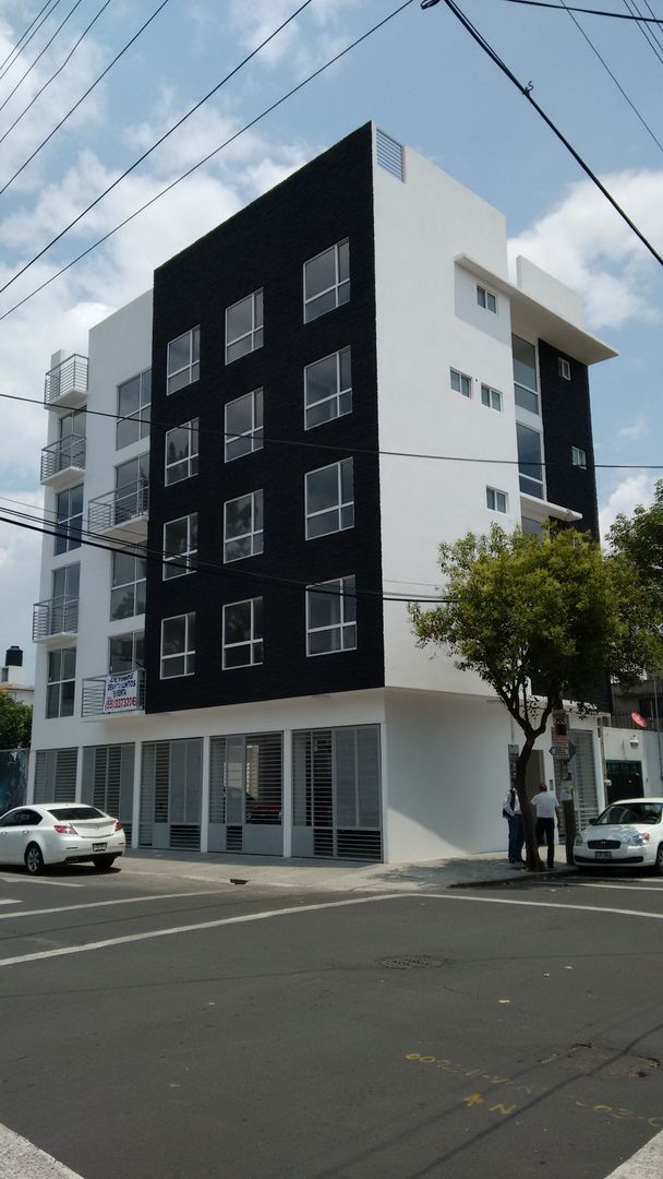Diseños de fachadas de edificios multifamiliares en Ciudad de México ...