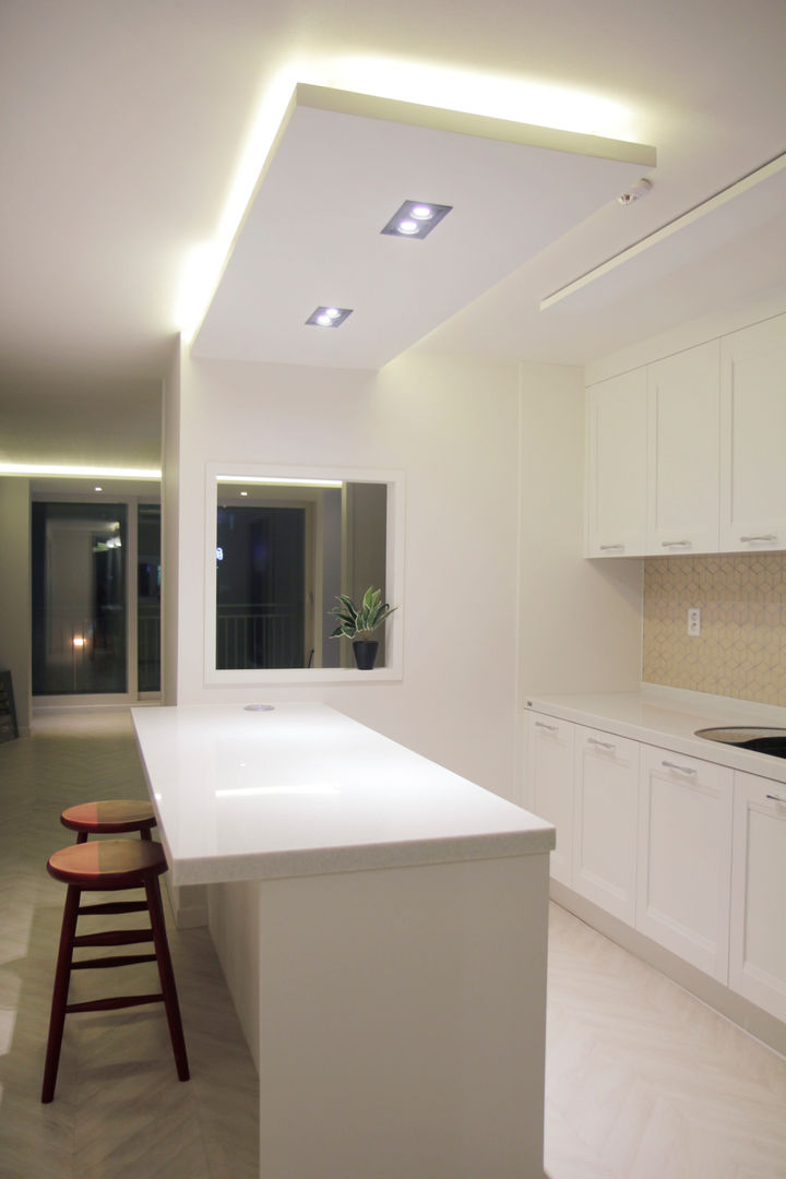 작지만, 모던하고 감각적인 21평 아파트 인테리어 | 호미파이 & homify