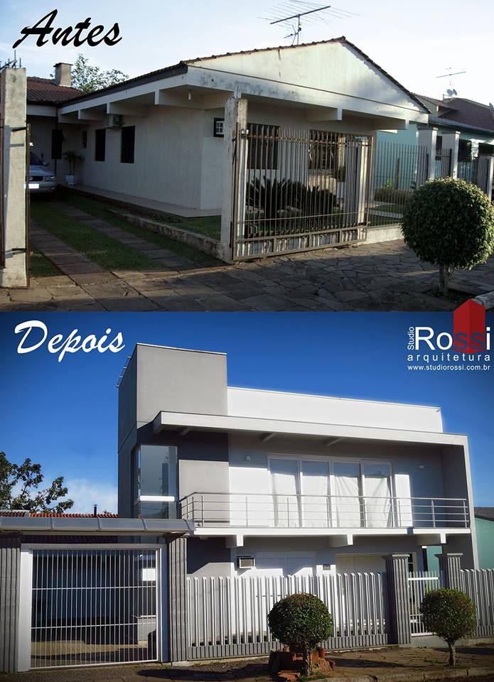 Restauracao De Casa Antes E Depois Vetores De Reforma Da Casa Casa