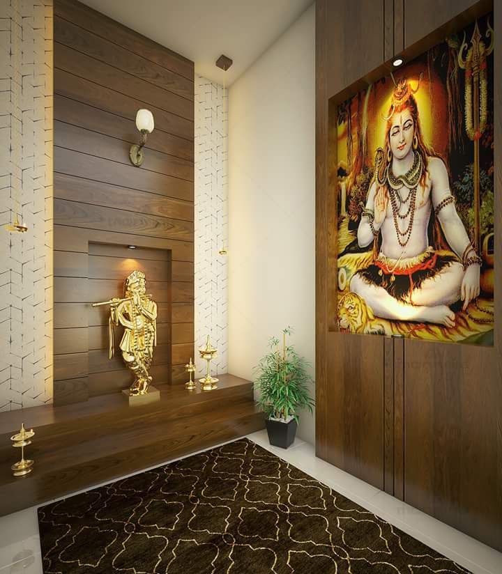 How to plan the Pooja room and make the walls and ceiling stunning | homify