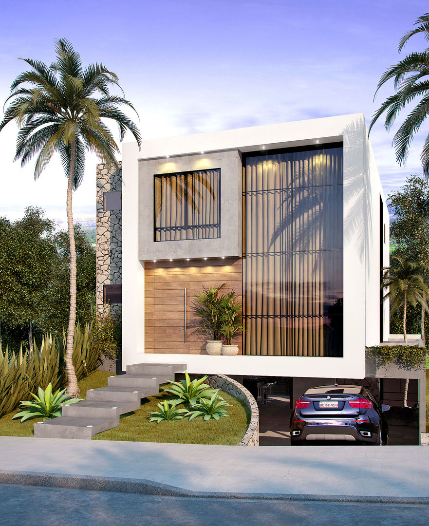 12 Espetaculares Casas com Garagem Para Querer a Sua | homify