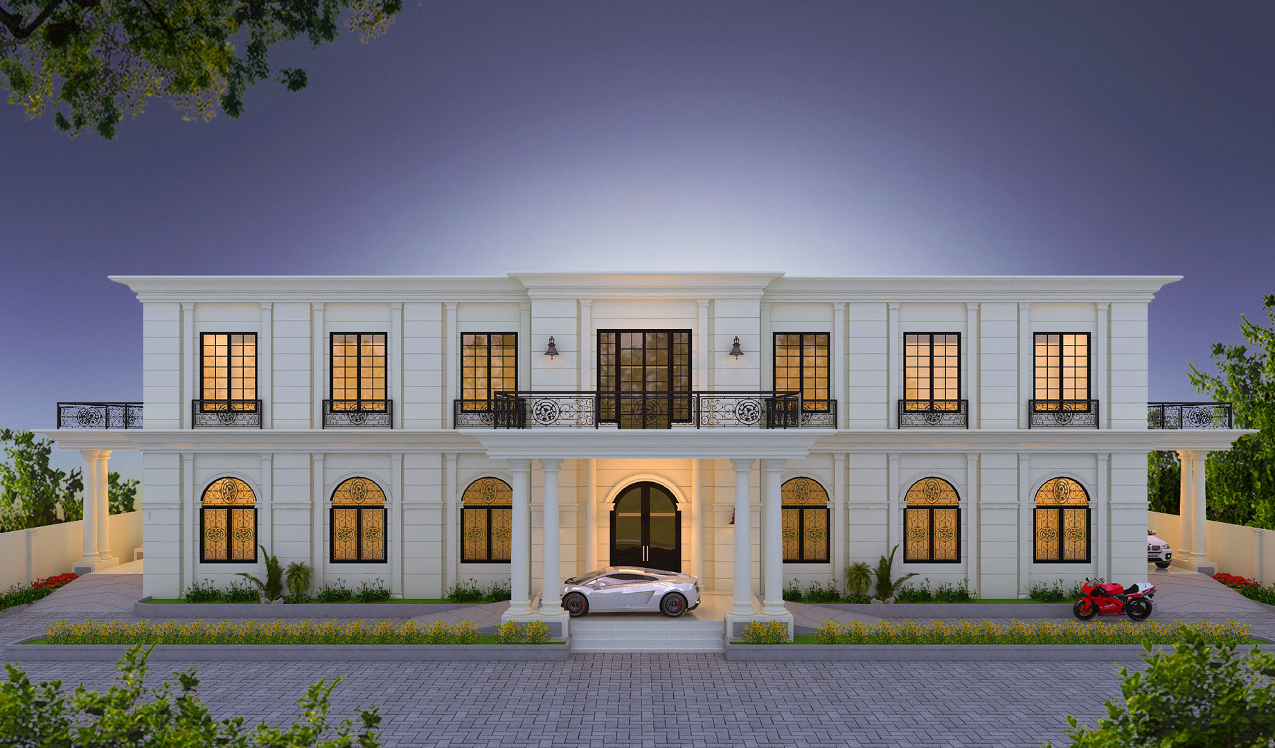 Classic White House Facades