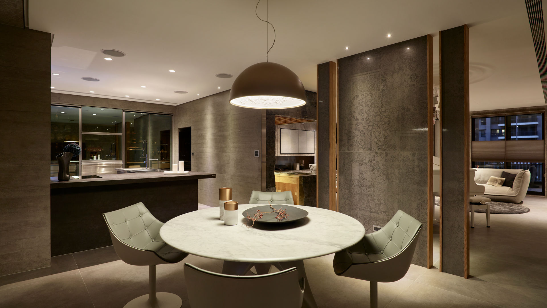 台北開放式公寓室內設計 多種石材創造絕美空間 | homify