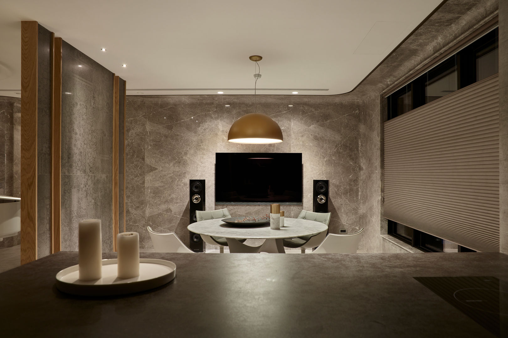 台北開放式公寓室內設計 多種石材創造絕美空間 | homify