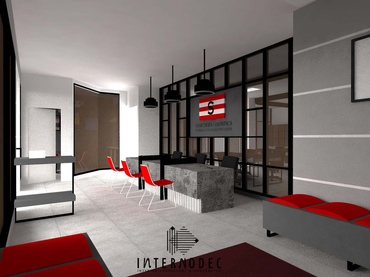 Desain Interior Ruang Kantor Logistik Bertema Rustic | homify