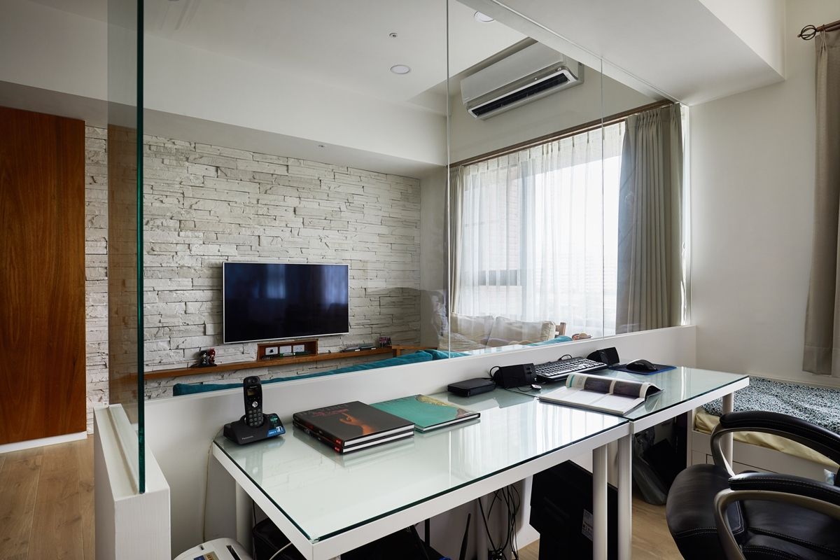 新北板橋的 28 坪住宅設計：三房兩廳兩衛的日式禪風居所 | homify