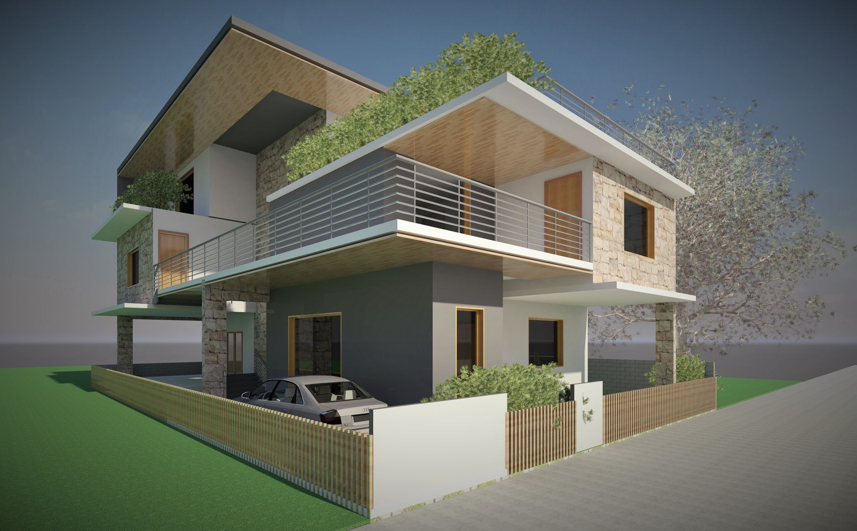 Luxurious House Plan for a Multi-Level Residence in Bangalore | homify