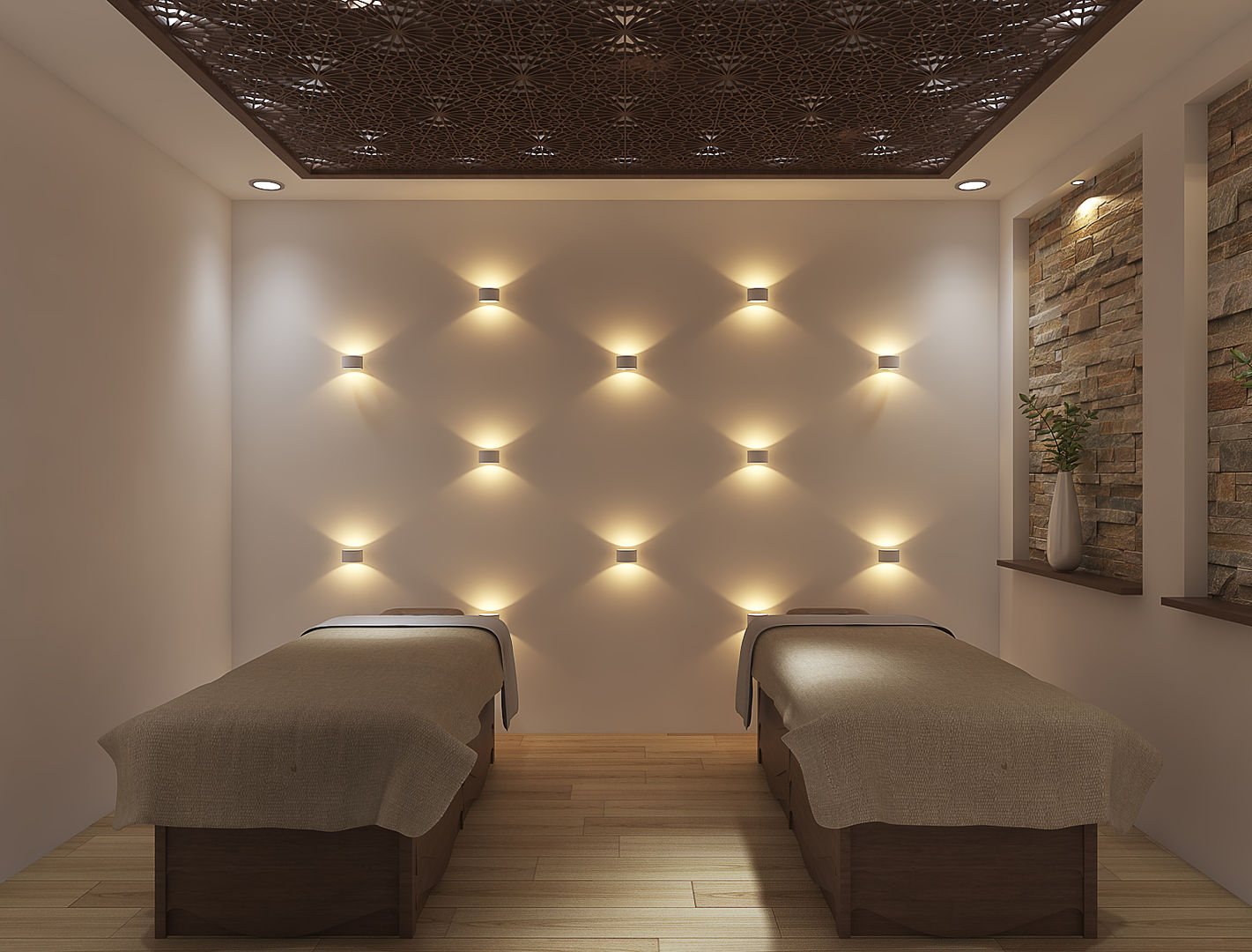 Stylish Spa Design by Interior Architects in Hyderabad Features a ...