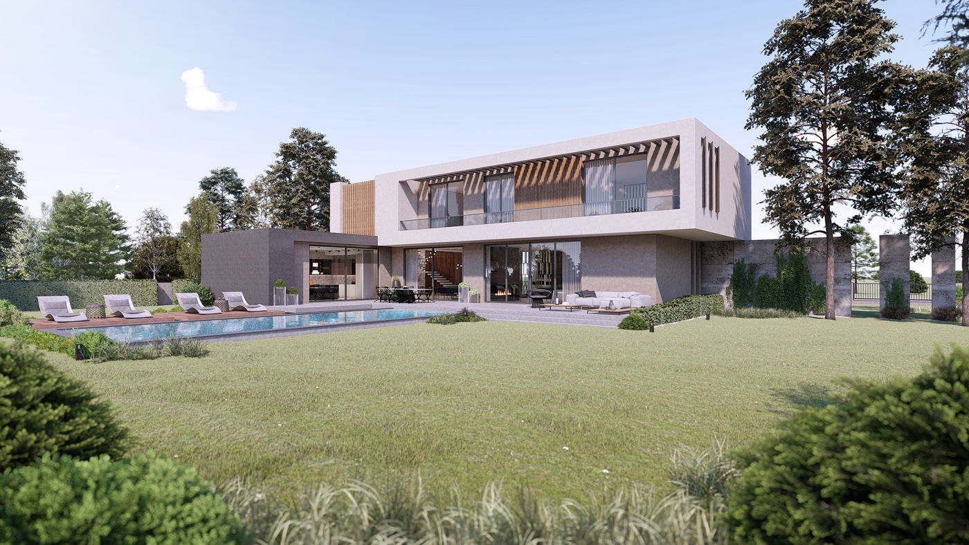 Lüks, konfor ve huzurun bir araya geldiği modern bir villa projesi | homify