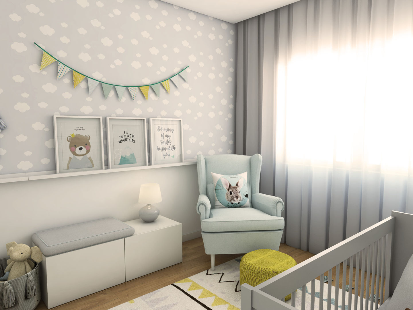 Delicado quarto de bebé em 5 imagens de projecto deliciosas | homify