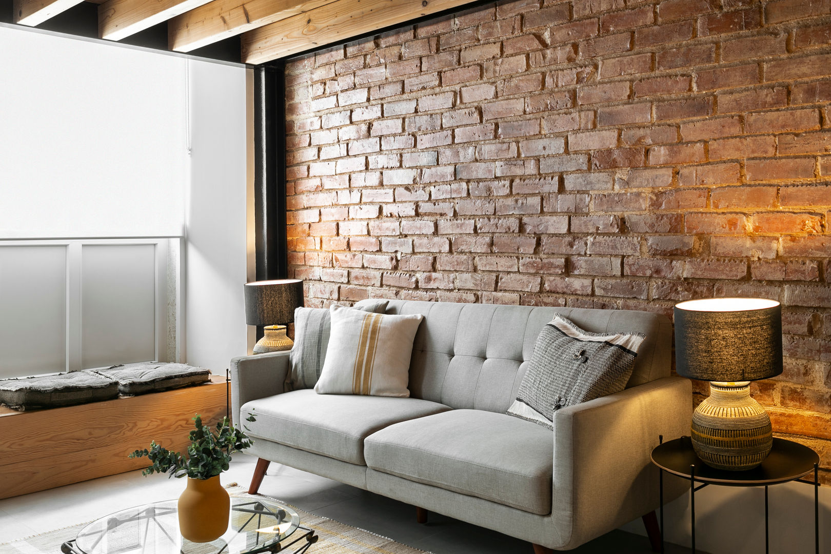 Tijolo Aparente na Sala de Estar: 9 Exemplos Bonitos e Como Aplicar | homify