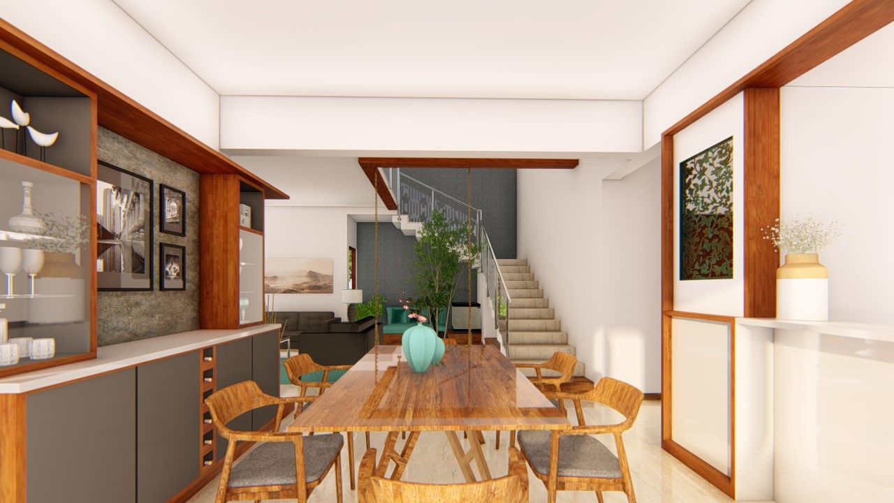 Well-Planned and Modern Interiors For a Row House in Bangalore | homify