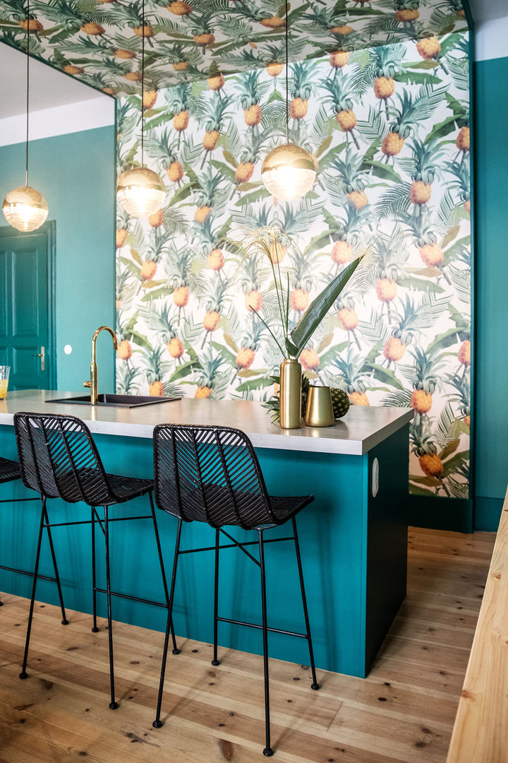 15 Meja Island Dapur yang Menawan Dilengkapi Tempat Duduk | homify
