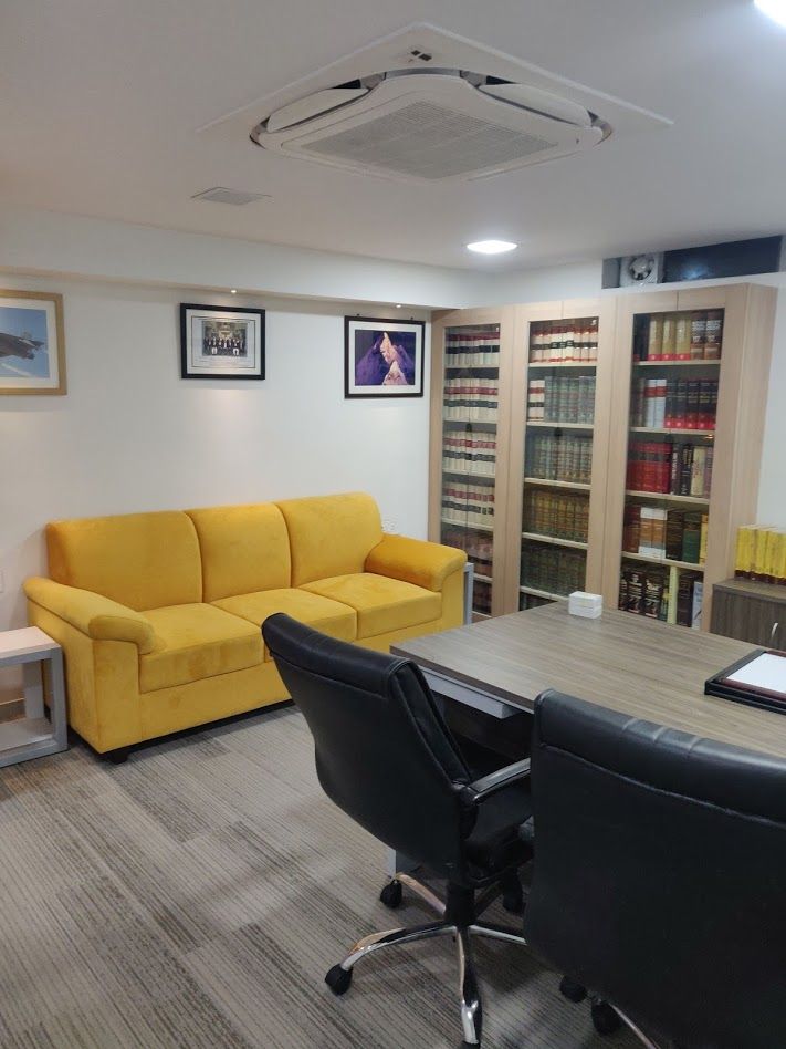 Welcoming and Contemporary Interior Design of a Lawyer's Office in ...