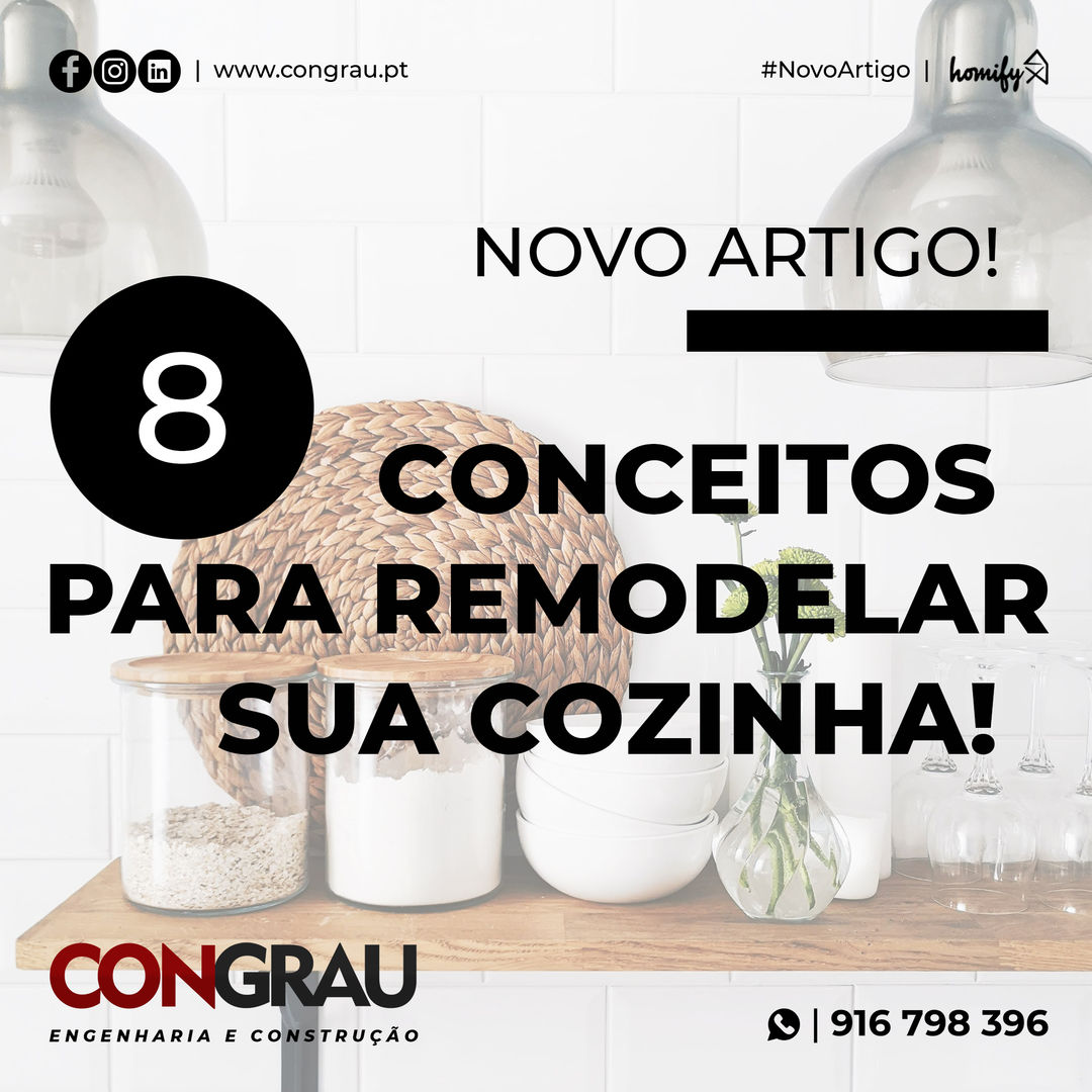 8 Conceitos para Remodelar a sua Cozinha Antiga! | homify