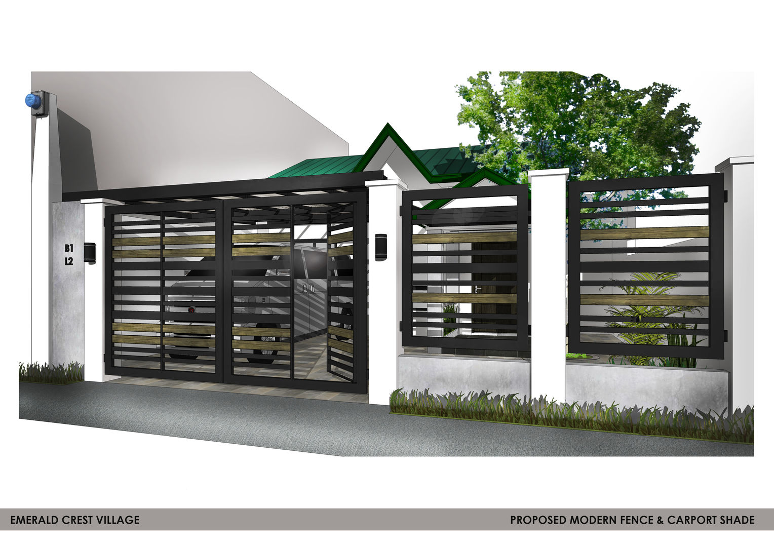 9 Sleek Minimalist Garden Fences: Clean lines, neutral tones, and ...