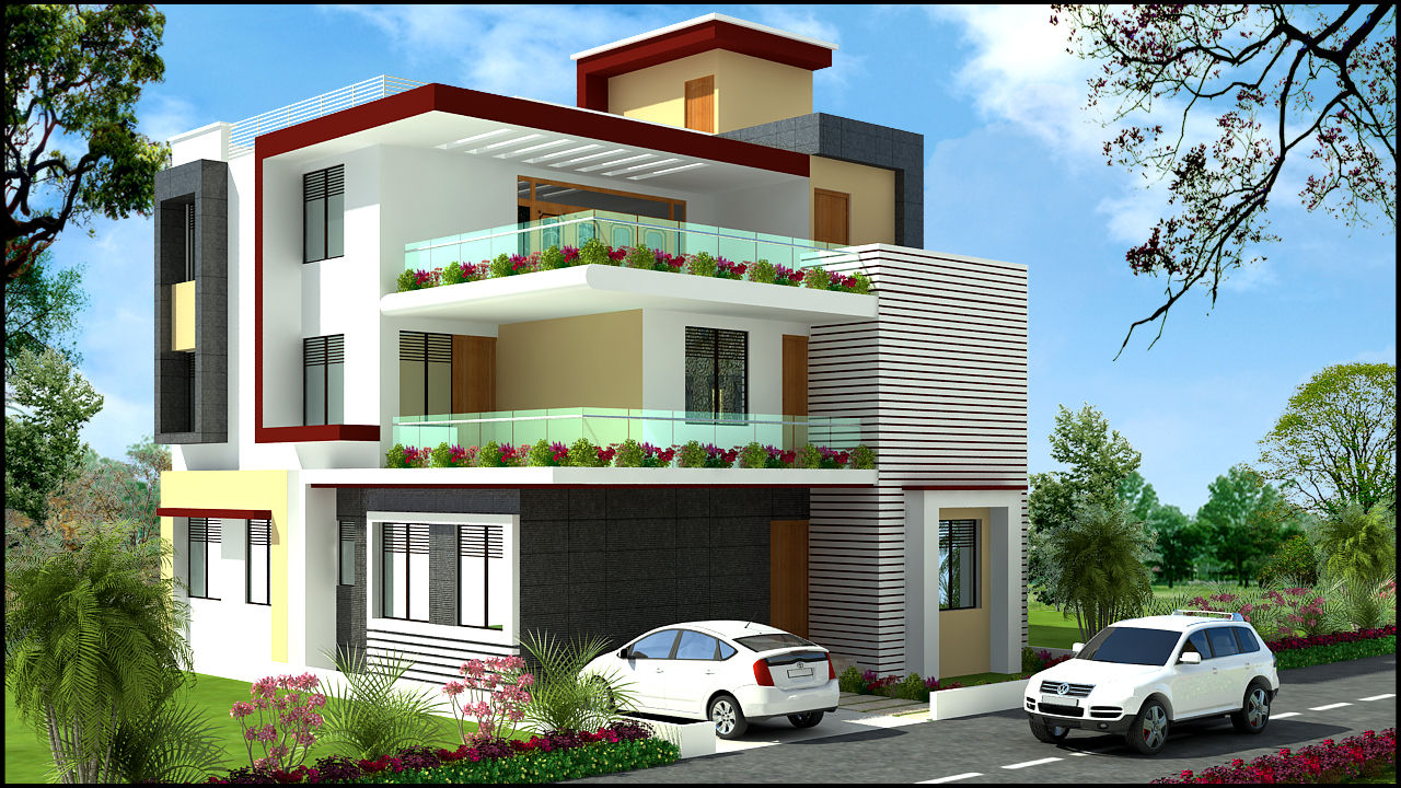 Triplex Floor Plan Elevation
